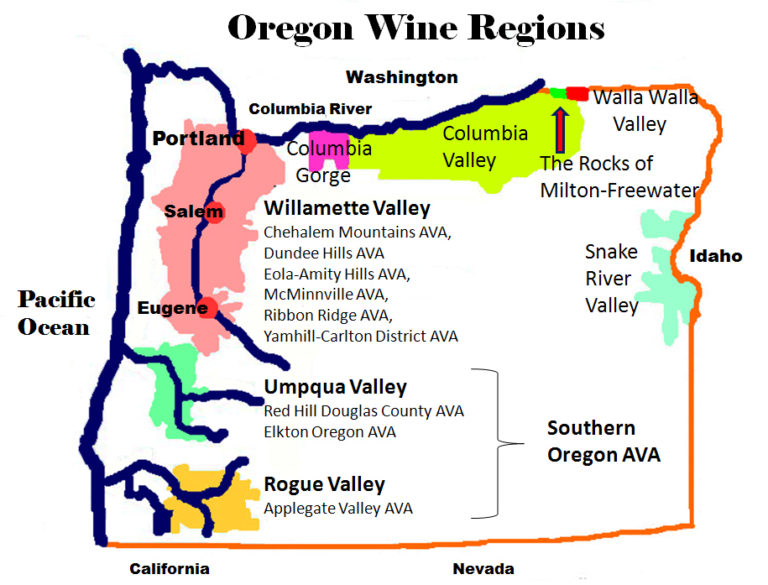 World Wine Regions – North America – The Pacific Northwest – Oregon ...